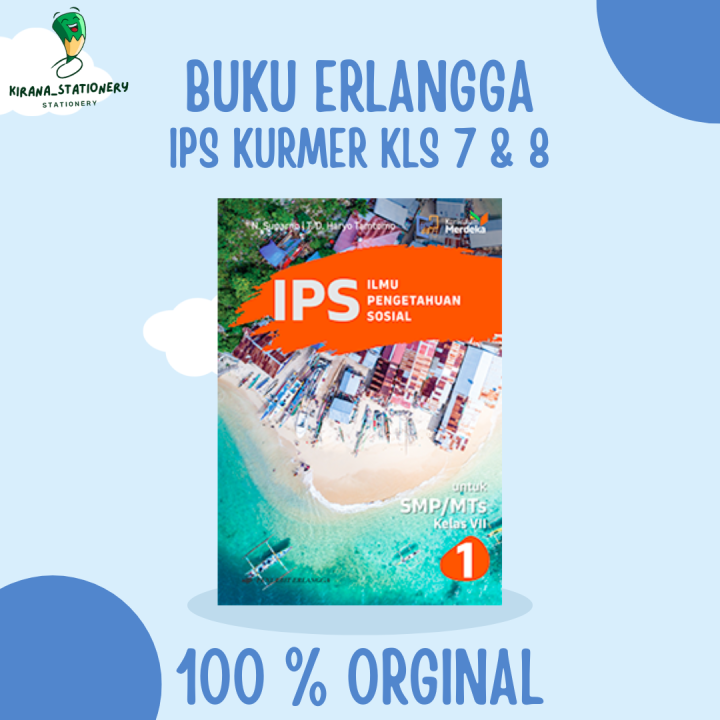 BUKU IPS ILMU PENGETAHUAN SMP SOSIAL KELAS 7 KELAS 8 KURIKULUM MERDEKA ...