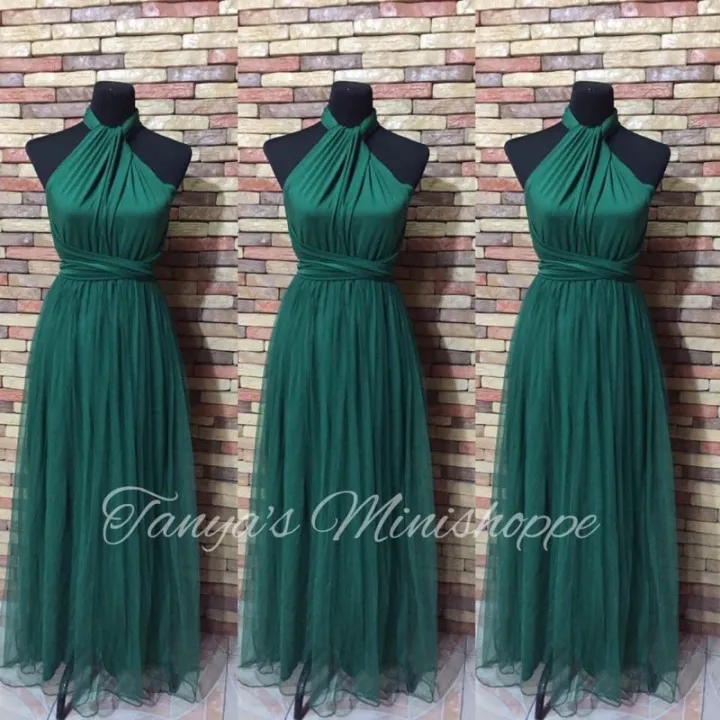 Infinity with tulle Emerald Green | Lazada PH