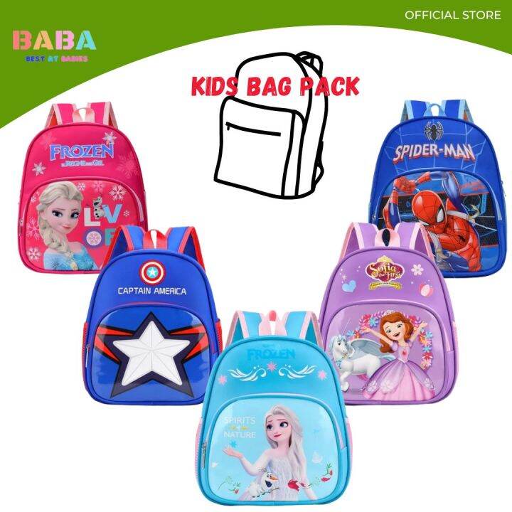 BABA Children School Bag for Kids Character Bag back to school | Lazada PH