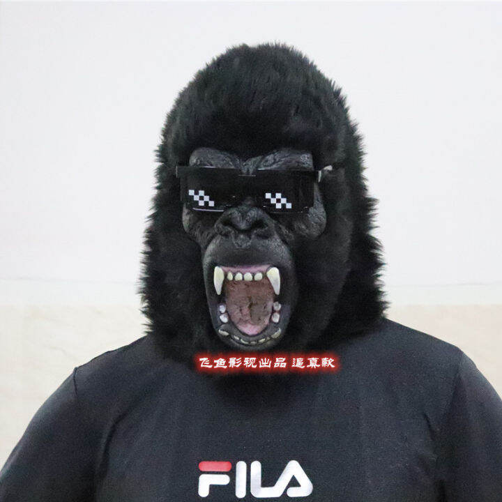 King Kong Headgear vs Godzilla Halloween Animal Performance Mask ...