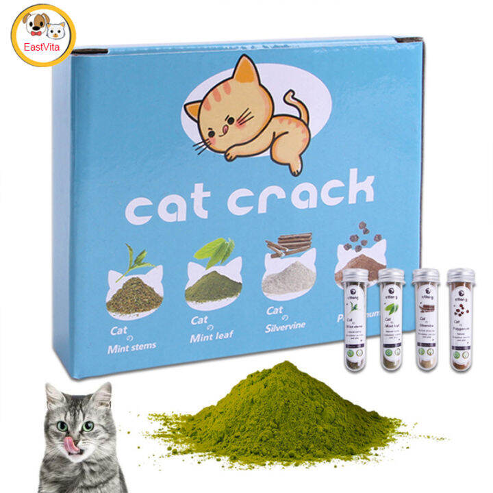 Silvervine Powder Catnip Powder Cat Snack Set Gastrointestinal ...