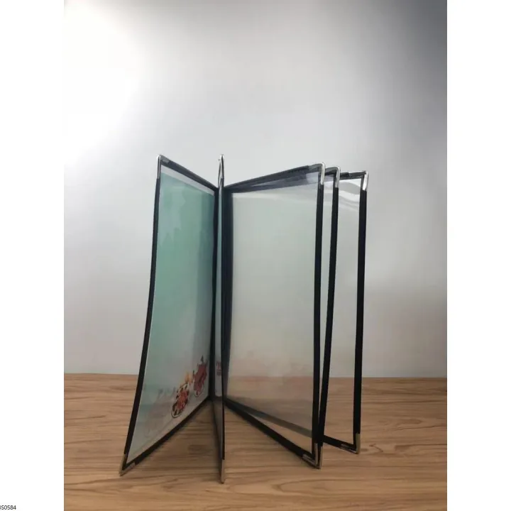Transparent cover Menu Book Menu stand Menu board Menu holder Menu ...