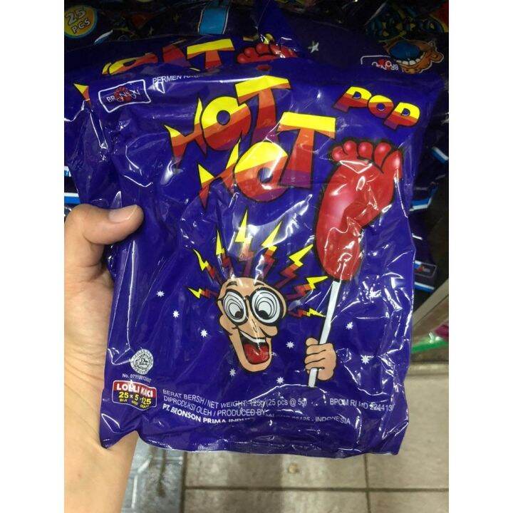 Hot Pop Foot Candy / Hot Pop Lollipop Foot Candy (contents 25) | Lazada