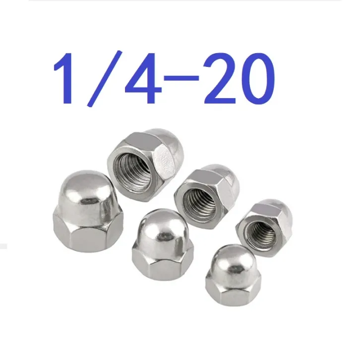 【A HOT】 10pcs 1/4 20，10 24，3/8 16，5/16 18，8 32 Anglo American Acorn Cap ...