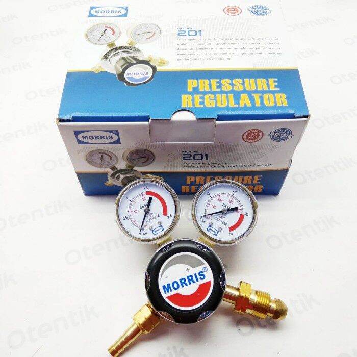 MORRIS REGULATOR ACETYLENE 201-1.4M-AC - PRESSURE REGULATOR ASITILIN ...