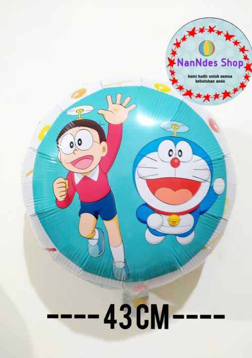 Balon Foil Bulat DORAEMON NOBITA -Balon Karakter NOBITA DORAEMON ...