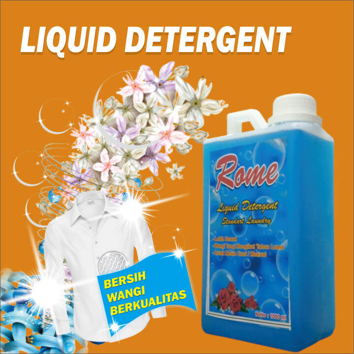 [COD] DETERJEN CAIR PILIHAN IBU RUMAH TANGGA ROME 1 LITER VARIAN AROMA ...