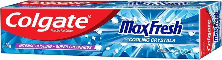 Colgate Max Fresh Toothpaste Cool Mint - 160 grams | Lazada Singapore