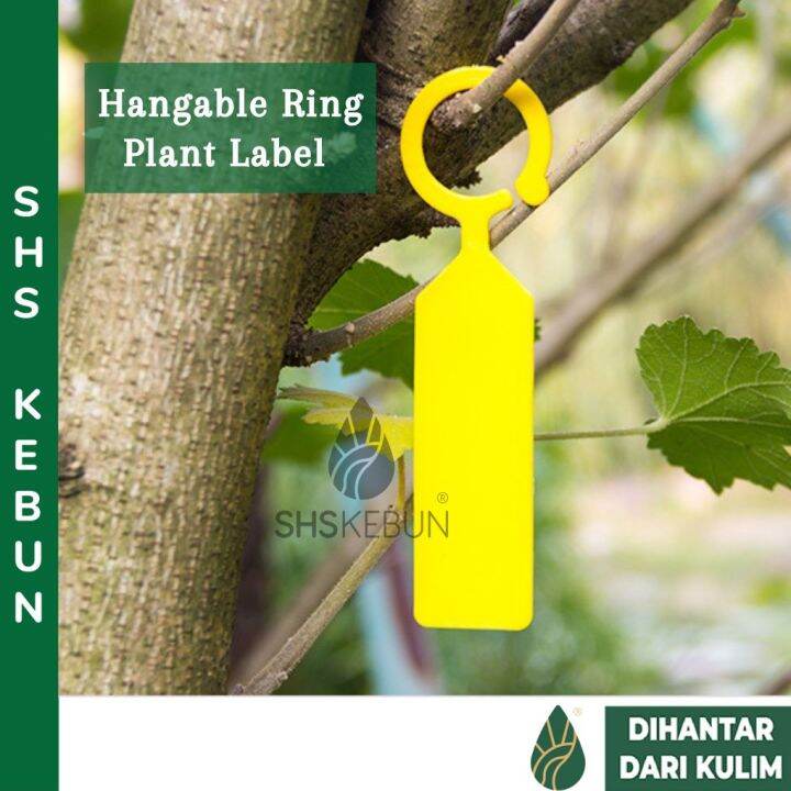 Hangable Ring Shape 1PC Plant Label Plastic Plant Tagging Fruit Tag ...
