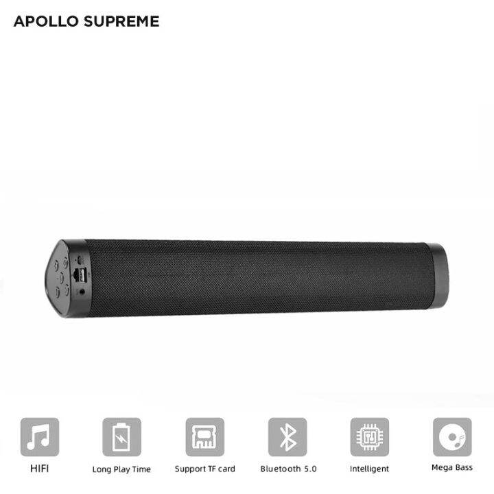 Apollo Supreme A500 Bluetooth Speaker Portable Wireless Stereo Soundbar ...