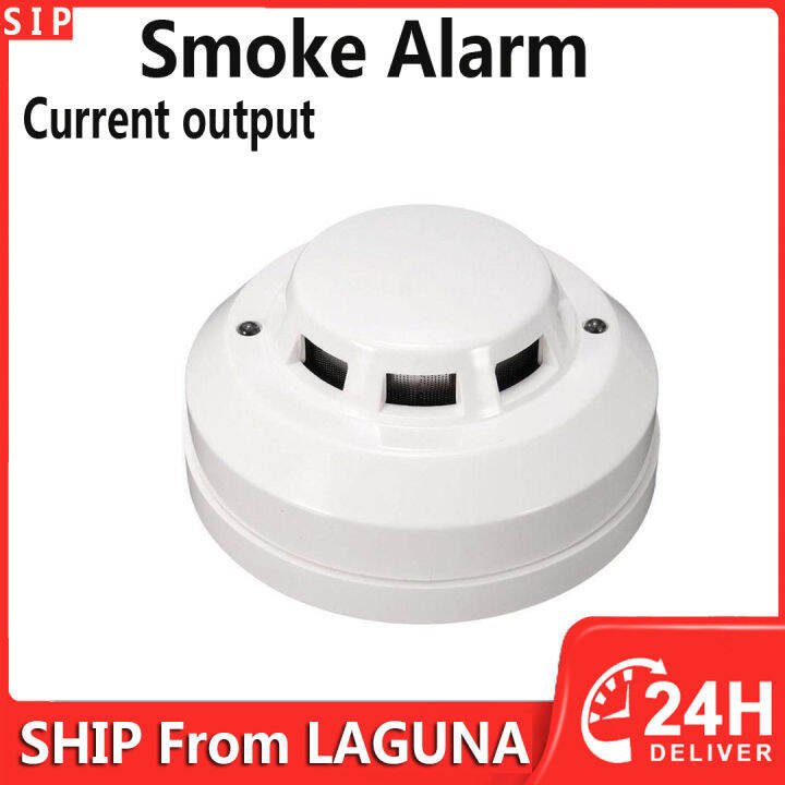 Fire Alarm 2 Wire DC24V Network Photoelectric Smoke Detector For Fire ...