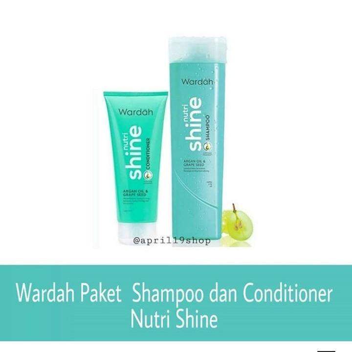 Wardah Shampoo & Conditioner Nutri Shine | Lazada Indonesia