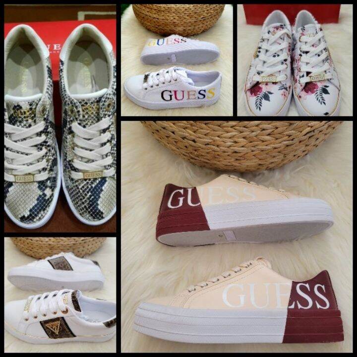 卐 ORIGINAL GUESS LOW TOP SNEAKERS | Lazada.co.th