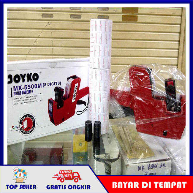 ALAT LABEL HARGA (PRICE LABELLER) 5500M Set + kertas label 10 roll + 2 ...