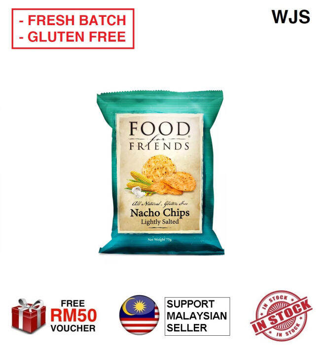 (FRESH BATCH) WJS Food For Friends Nacho Chips Tortilla Chips Roasted ...