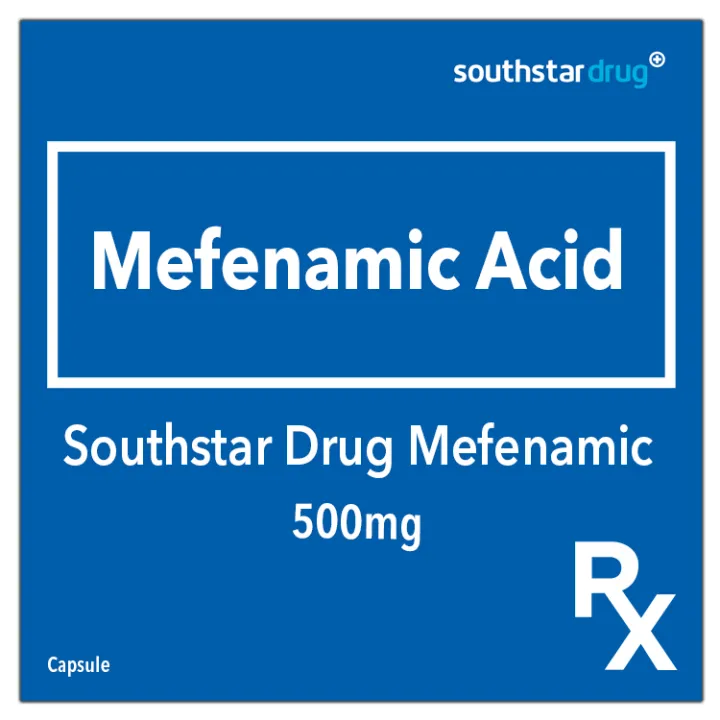 Rx: Southstar Drug Mefenamic Acid 500mg Tablet | Lazada PH