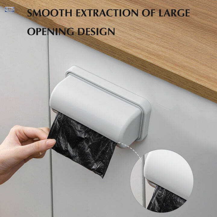 PDD Wall Mounted Garbage Bag Dispenser Punch Free Disposable Bag Holder ...