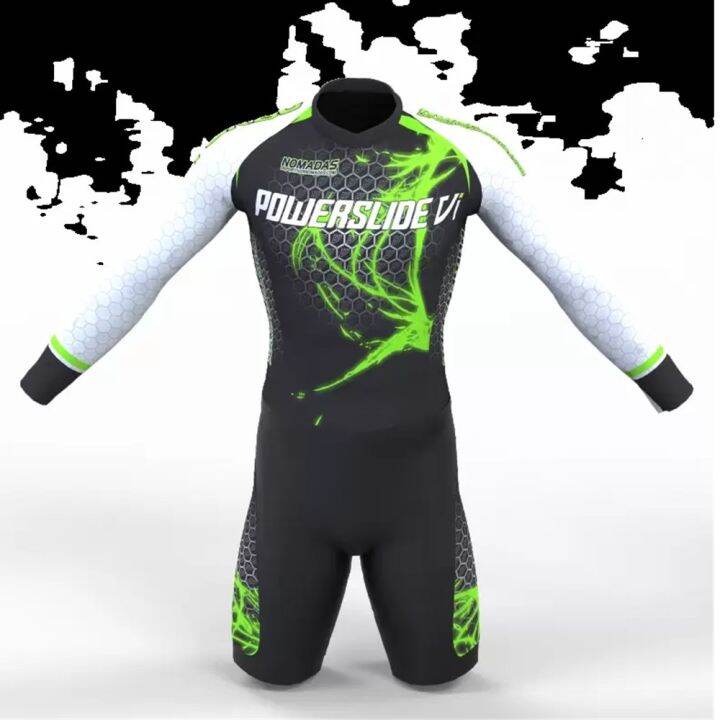 ﺴ Powerslide Racing Suit Speed Inline Roller Skate Skinsuit High ...