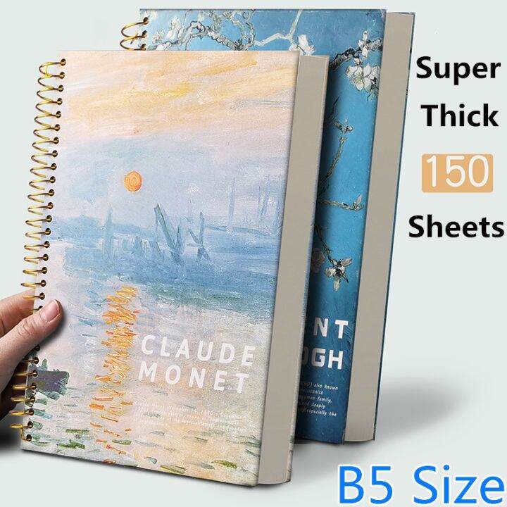 COD Thick Spiral B5 Notebook with Hardcover Line 302Pages Big ...
