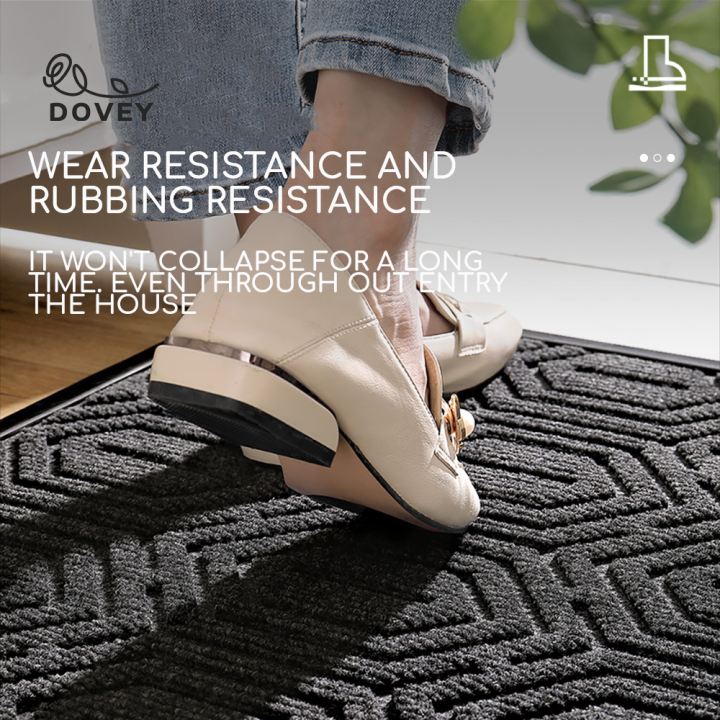 Dovey Front Door Floor Mat Dust Wear Resistant Dust Removal Non Slip ...