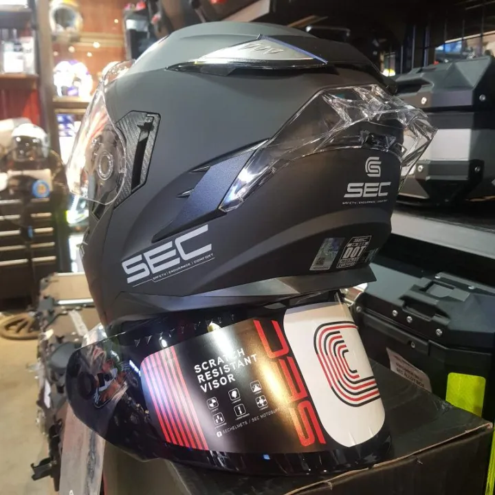 hot sale Revolt modular helmet with freebies (sec brand) | Lazada PH