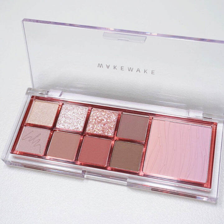 korean makeup WAKEMAKE Mix Blurring Eye Palette Eyeshadow korean k beauty makeup | Lazada