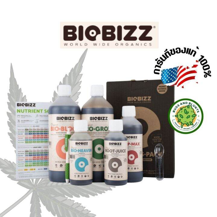 [พร้อมส่ง] ปุ๋ย BIOBIZZ STARTER PACK แถมฟรี ตารางใช้งานอาหาร ปุ๋ยออแกน ...