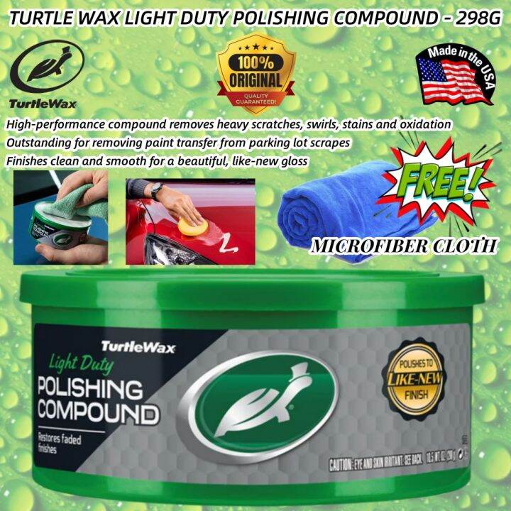 (100% ORIGINAL TURTLE WAX) Turtle Wax Polishing Compound Light To ...