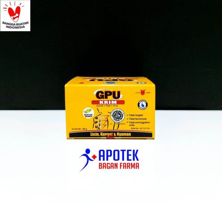 GPU KRIM MINYAK SEREH 60 GRAM | Lazada Indonesia