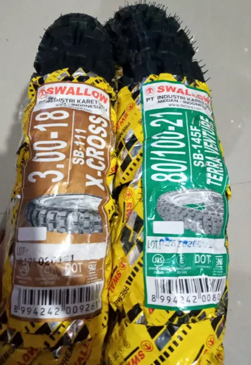 Ban CROSS Swallow ukuran 3,00 ring 18 sama 80/100 r8ng 21 (bukan ...