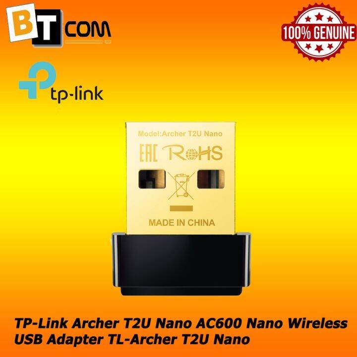 TP-Link Archer T2U Nano AC600 Nano Wireless USB Adapter TL-Archer T2U ...