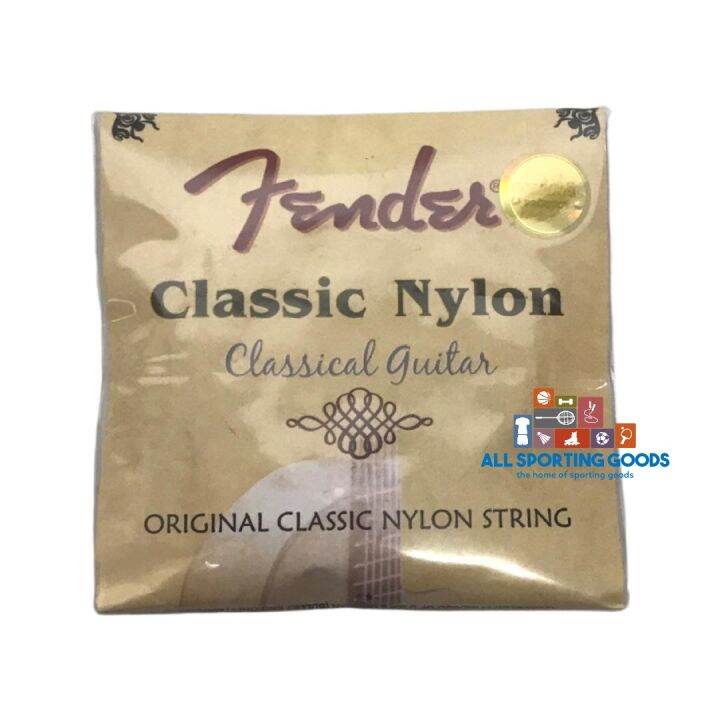 Fender Classic Nylon Senar Gitar Classical Nylon String Guitar | Lazada ...