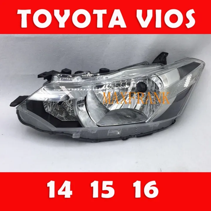 FOR TOYOTA VIOS 14 15 16 NCP150 HEADLAMP 14-16 VIOS HEADLAMP HEADLIGHT ...
