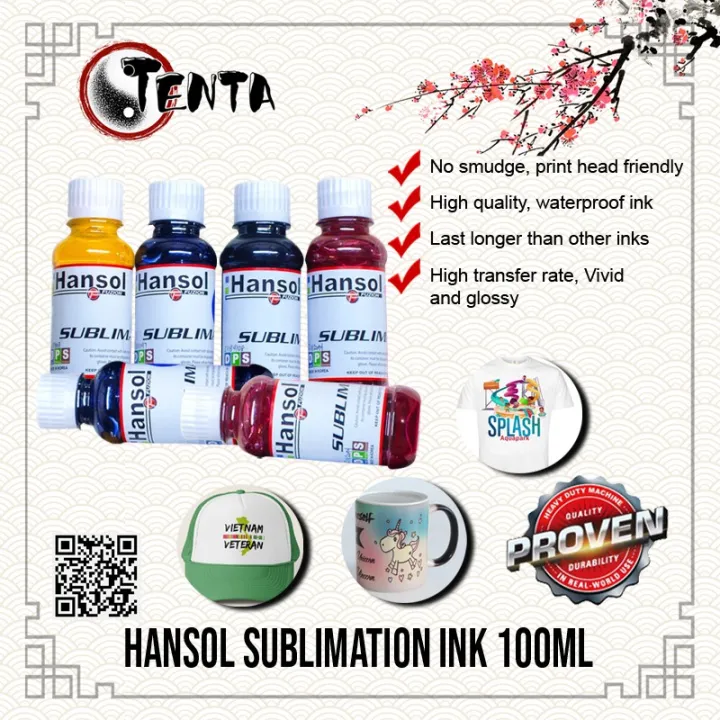 【Ready Stock】 Hansol SUBLIMATION INK 100ML 6 Color | Lazada PH