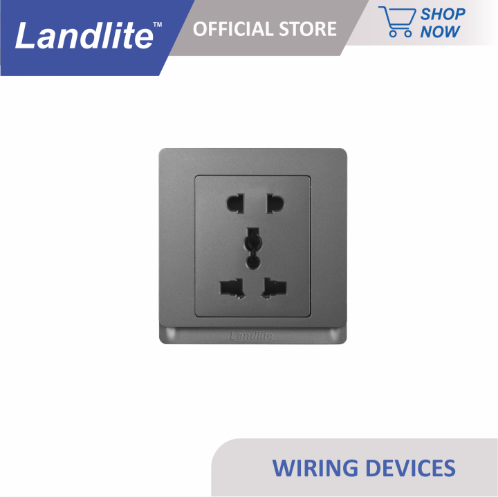 Landlite Wiring Devices LWD-Q6-2GOU.OR-GRY | Lazada PH