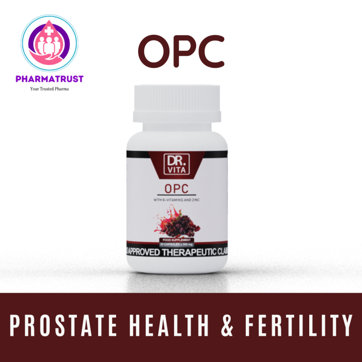 Dr Vita OPC with B- vitamins Zinc and for Prostate health of men ...