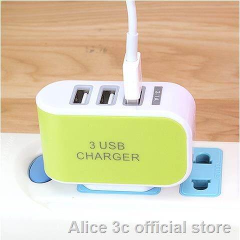 Luminous multi-port socket 3-port USB plug, universal mobile phone ...