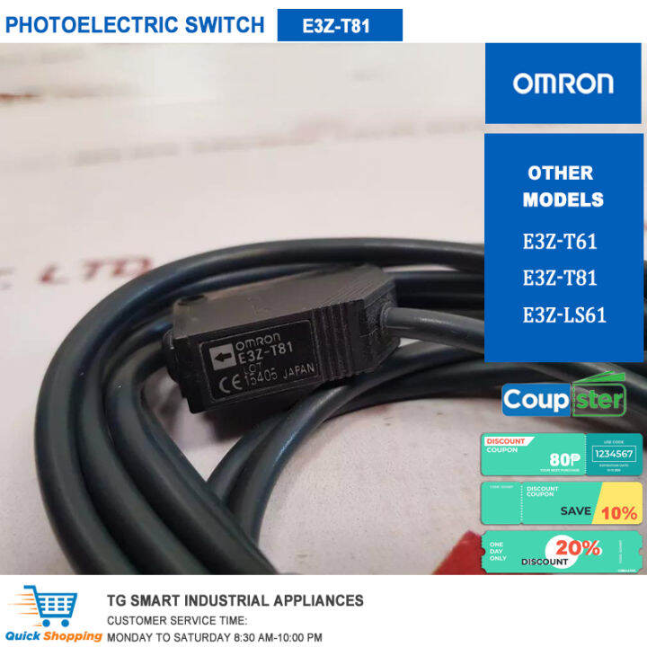 Omron Photoelectric Switch Sensor E3z T61through Beam Induction Npn Pnp