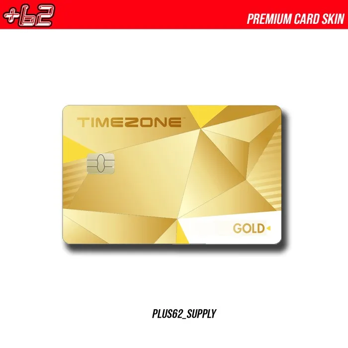 SKIN KARTU ATM/SKIN CARD/+62SKINCARD/KARTU TIMEZONE/GOLD CARD | Lazada ...