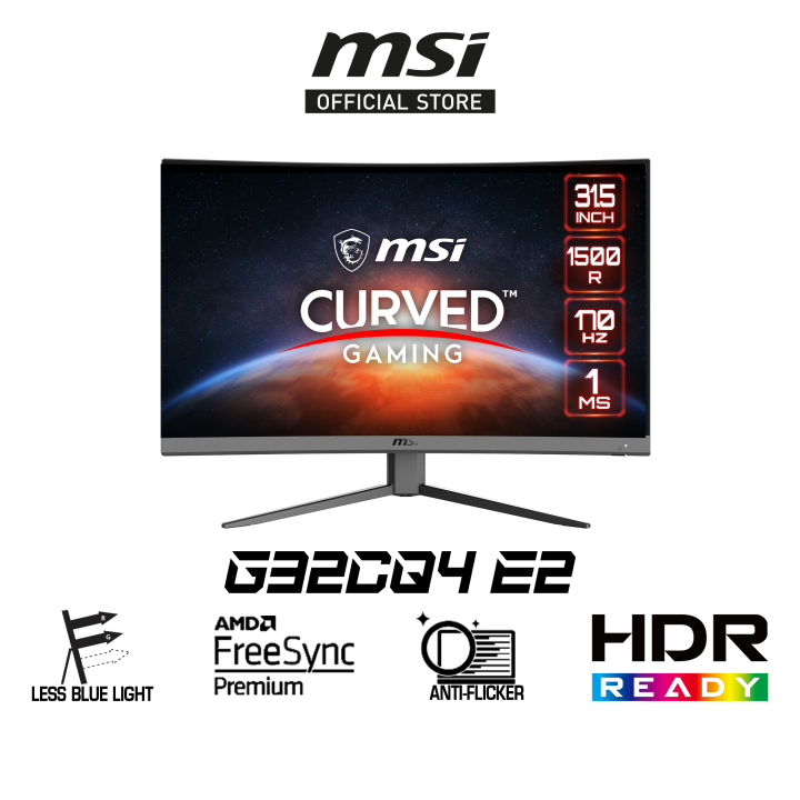 MSI Gaming Monitor Optix G32CQ4-E2 (31.5 Inch | Curved | VA | 170Hz ...