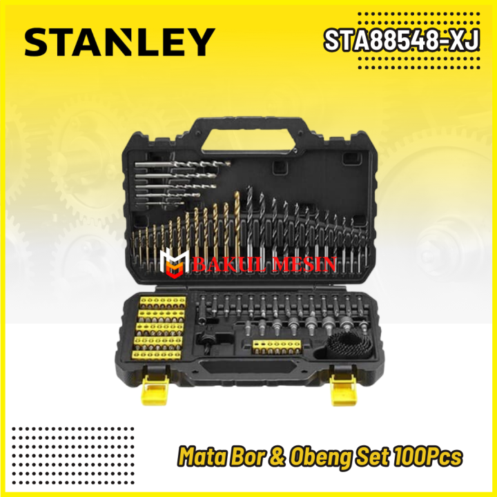 Stanley Mata Bor Mata Obeng Stanley Sta88548 Xj Set 100pcs Lazada