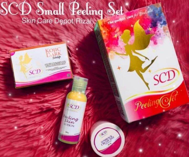 SCD Peeling Lotion Small Set Including Peeling Lotion 50 ML, Sunblock ...