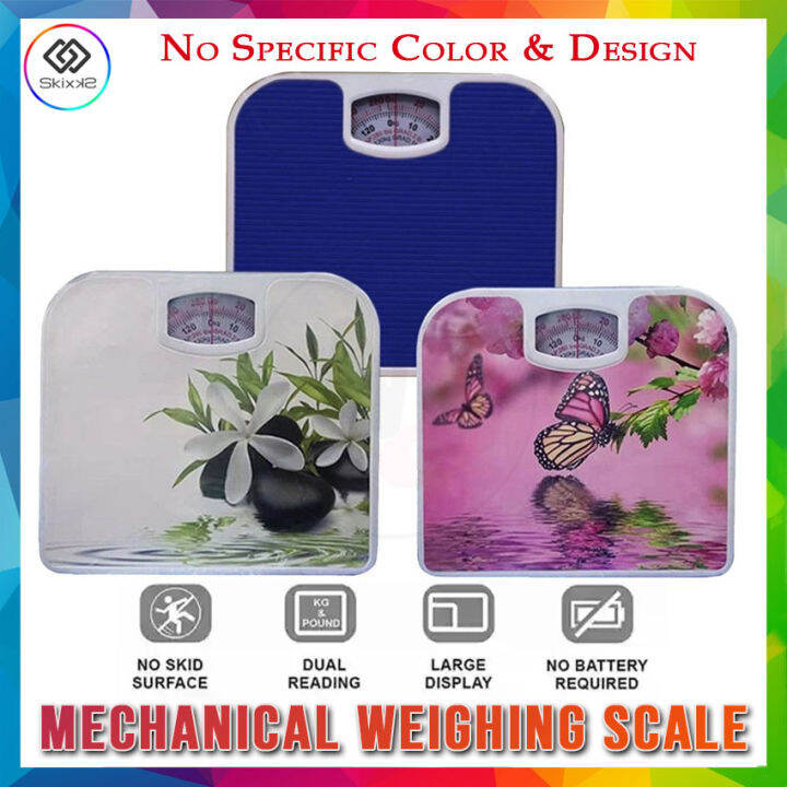 Mechanical Weighing Scale 180lg/130kg with Non Skid Design -Timbangan ...