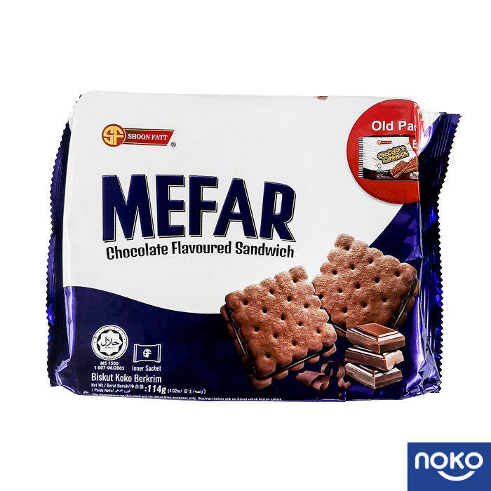 MEFAR Chocolate Flavoured Sandwich 114g - 0099 | Lazada