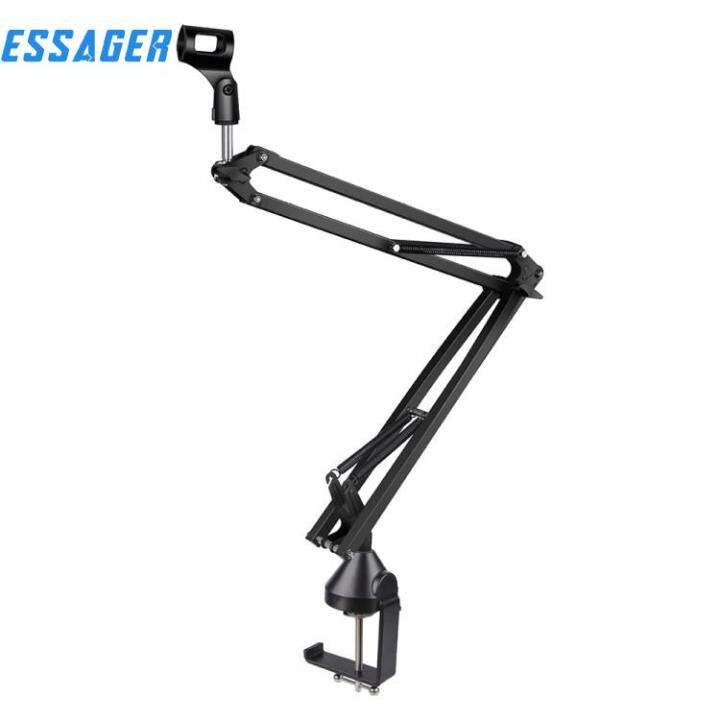 ESSAGER HSP19 Mic Boom Arm Microphone Stand Desk Mount with 5 / 8 ...