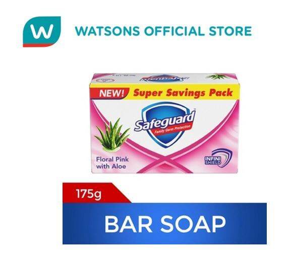 SAFEGUARD Floral Pink with Aloe Bar Soap 175g | Lazada PH