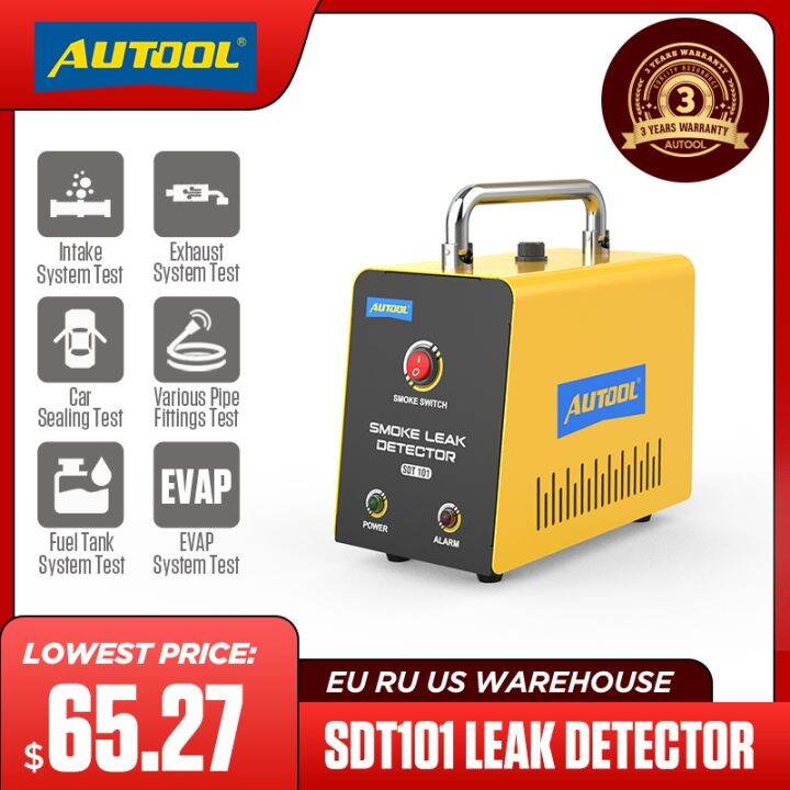 AUTOOL SDT101รถ e Leak Detector 12V ยานยนต์ EVAP Leakage Gas Leakage Locator น้ำมันท่อเครื่อง ...