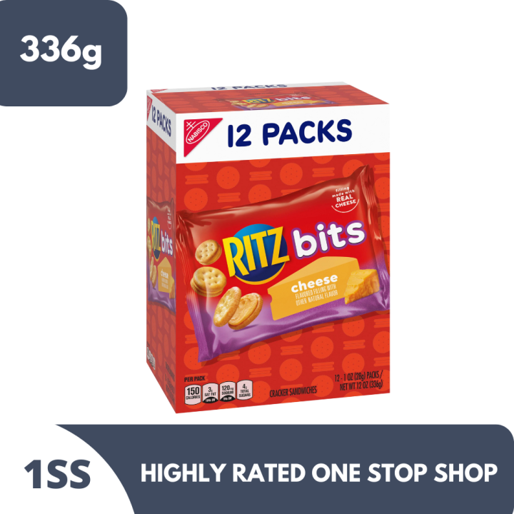 Nabisco Ritz Bits Cheese 12-Packs 336g (Exp Apr 17, 2024) | Lazada PH