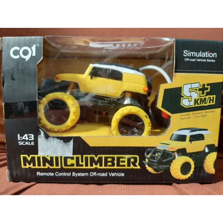 【In Stock】 shop TOYOTA FJ CRUISER Toy Car Remote Controlled Yellow Tire ...