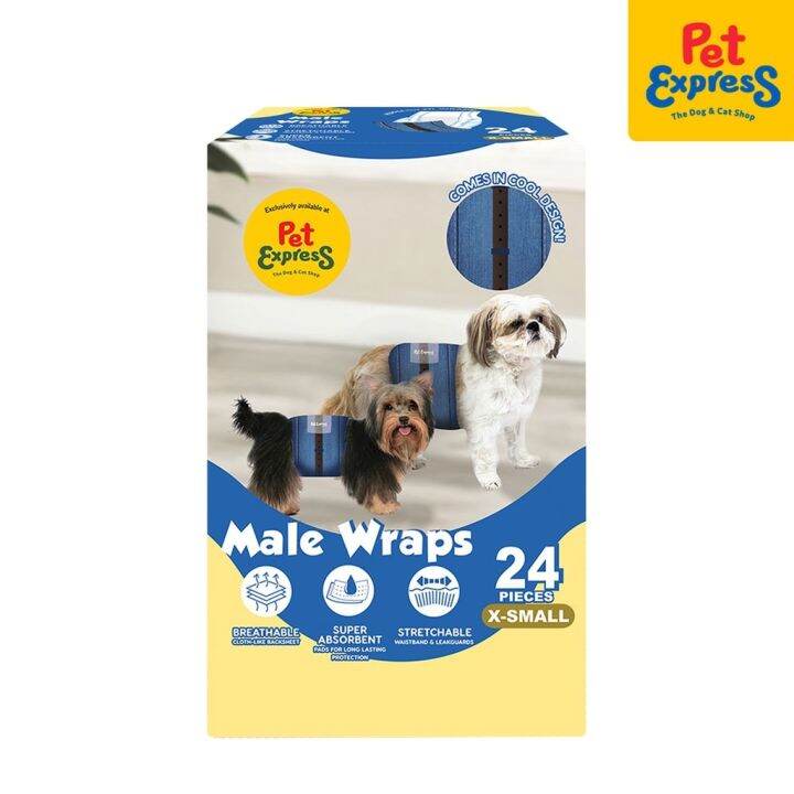 Pet Express Male Wraps 24s | Lazada PH